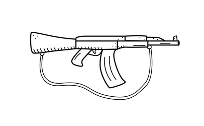 Ak47 Coloring Pages