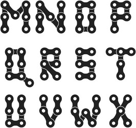 Chain Link Font Vector Images (over 650)
