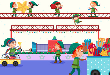 Elf Presents Vector Images (over 6,800)