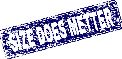 Scratched size does metter rounded rectangle stamp