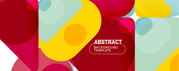 Round shapes and lines with fluid gradients Vector Image