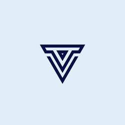 V shield logo Royalty Free Vector Image - VectorStock