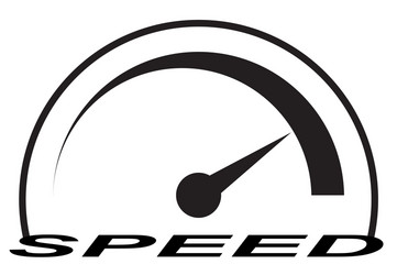 Car speedometer speed control Royalty Free Vector Image