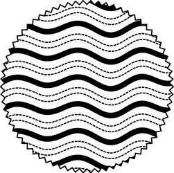 Isolated pattern circle design Royalty Free Vector Image