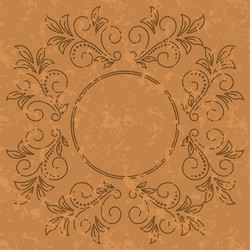 Old pattern - vintage background Royalty Free Vector Image