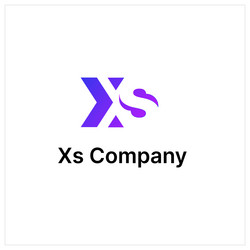 Xs technology Royalty Free Vector Image - VectorStock