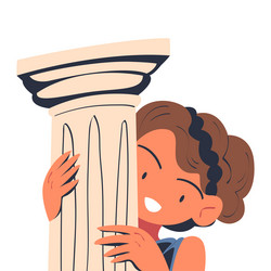 Ancient woman roman character from classical Vector Image