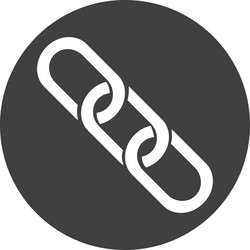 Link sign icon hyperlink symbol Royalty Free Vector Image