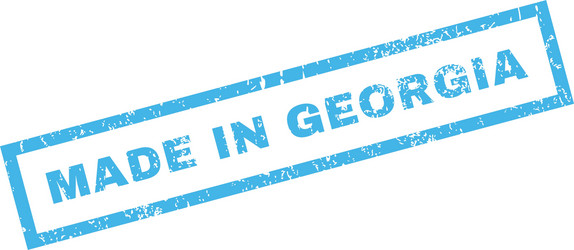 Made in georgia rubber stamp Royalty Free Vector Image