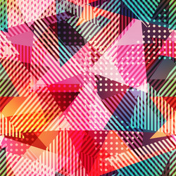 Seamless abstract geometric pattern Royalty Free Vector