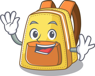 Waving diary character cartoon style Royalty Free Vector