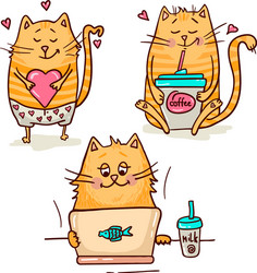 Cat theme image 1 Royalty Free Vector Image - VectorStock