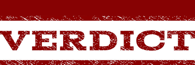 Verdict watermark stamp Royalty Free Vector Image