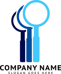 Magnifying glass icon doodle Royalty Free Vector Image