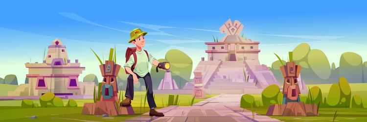 Aztec Landscape Vector Images (over 450)