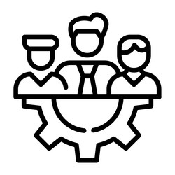 Staff management Royalty Free Vector Image - VectorStock