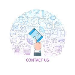 Contact Us Vector Images (over 16,000)