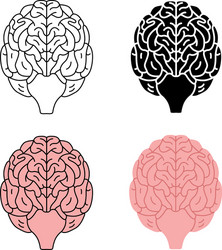 Brain Front View Vector Images (over 370)