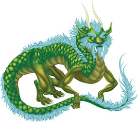 Stylized dragon Royalty Free Vector Image - VectorStock