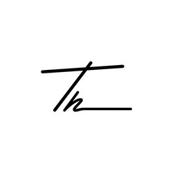 Letter Logo Th Vector Images (over 2,500)