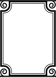 Calligraphy ornamental decorative frame Royalty Free Vector