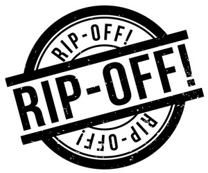 Rip-off rubber stamp Royalty Free Vector Image