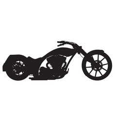 Motorcycle silhouette Royalty Free Vector Image