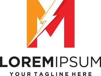 Lightning Bolt Letter M Vector Images (over 120)
