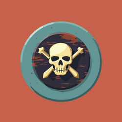 Pirate logo icon Royalty Free Vector Image - VectorStock