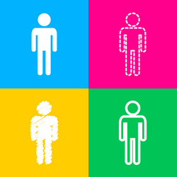 Family Four Members Vector Images (77)