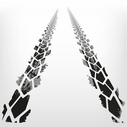 Grunge horizontal tire track mark Royalty Free Vector Image