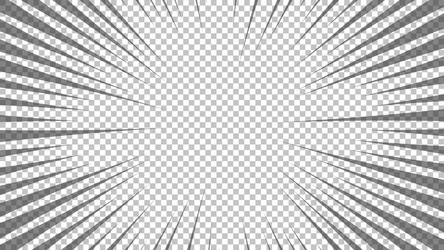 Black comic book transparent background Royalty Free Vector