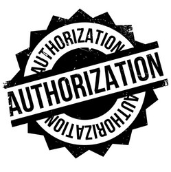 Authorization rubber stamp Royalty Free Vector Image