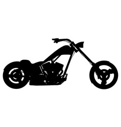 Motorcycle silhouette Royalty Free Vector Image