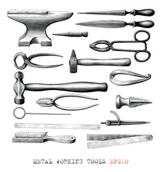 Ironworker Tools Drawing