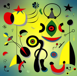 Painter Abstract Miro Vector Images (62)