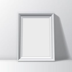 White frame Royalty Free Vector Image - VectorStock