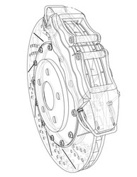 Car Blueprint Brake Vector Images (60)