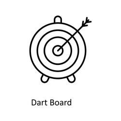 Dart board solid icons simple stock illu Vector Image