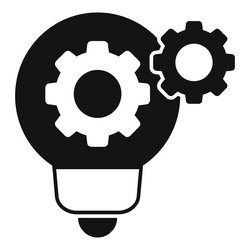 Personal development black icon sign Royalty Free Vector