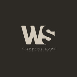 Ws Text Logo Vector Images (over 240)