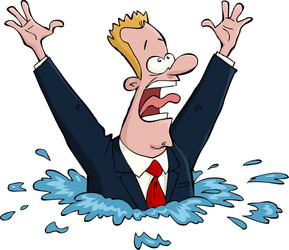 Drowning Cartoon Vector Images (over 1,200)