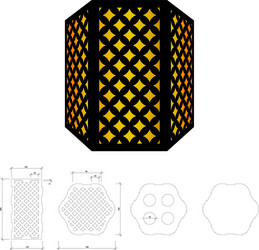 Lantern Laser Cut Vector Images (over 200)