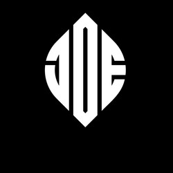 Jde logo letter design Royalty Free Vector Image