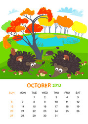 October Cartoon Vector Images (over 110,000)