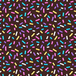 Seamless pattern with many decorative sprinkles Vector Image