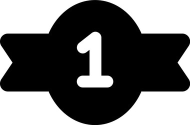 Position badge Royalty Free Vector Image - VectorStock