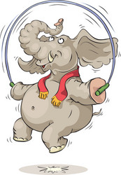 Jump rope Royalty Free Vector Image - VectorStock