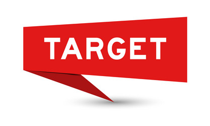 Black color analog flip board with word target Vector Image