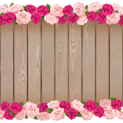 Wedding flower frame Royalty Free Vector Image